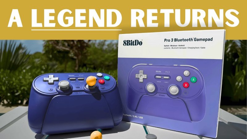 8BitDo pro 3: Latency, Stick Tests, Specs